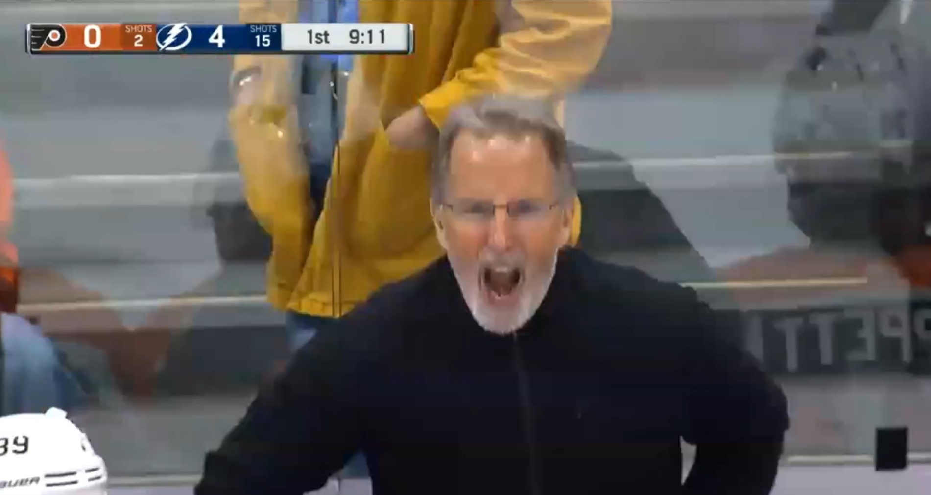 Watch: Flyers' John Tortorella Ejected After Screaming at Referees