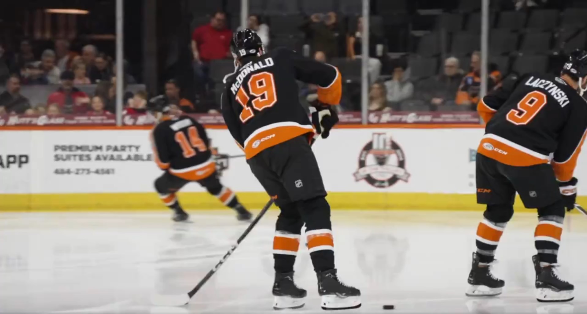 Flyers' Hunter McDonald Injured in AHL Debut