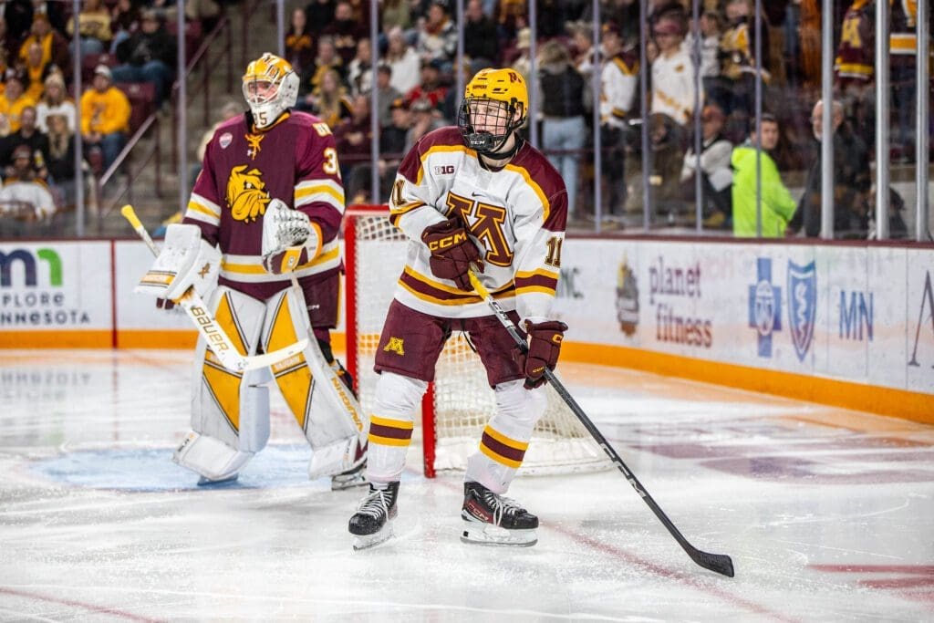 Oliver Moore, Sam Rinzel, and Frank Nazar Draw First Blood in Big 10 ...