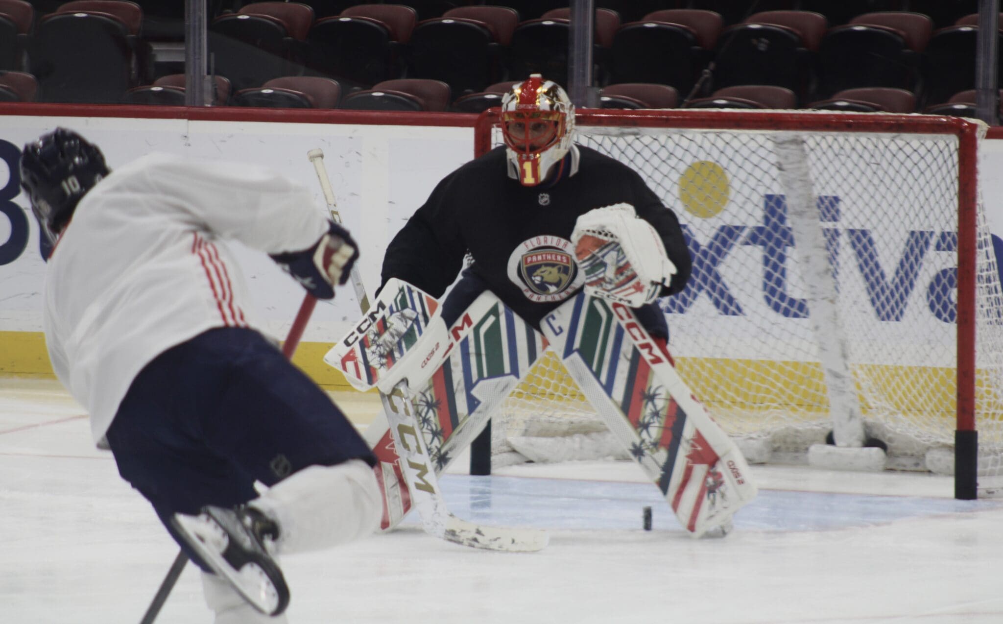 Look Who’s Back! Roberto Luongo Joins Florida Panthers at Practice